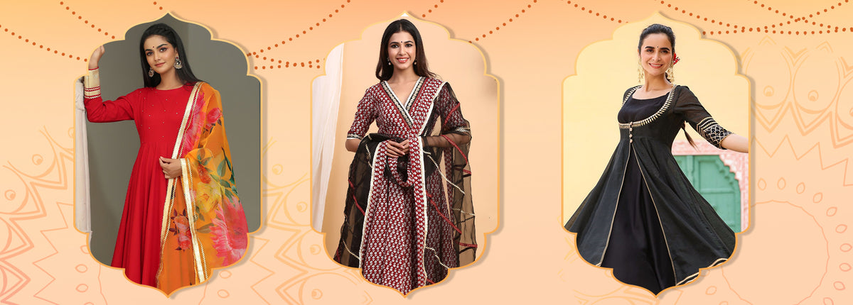 Anarkali Suit Designs for a Glamorous Navratri Look– Gillori