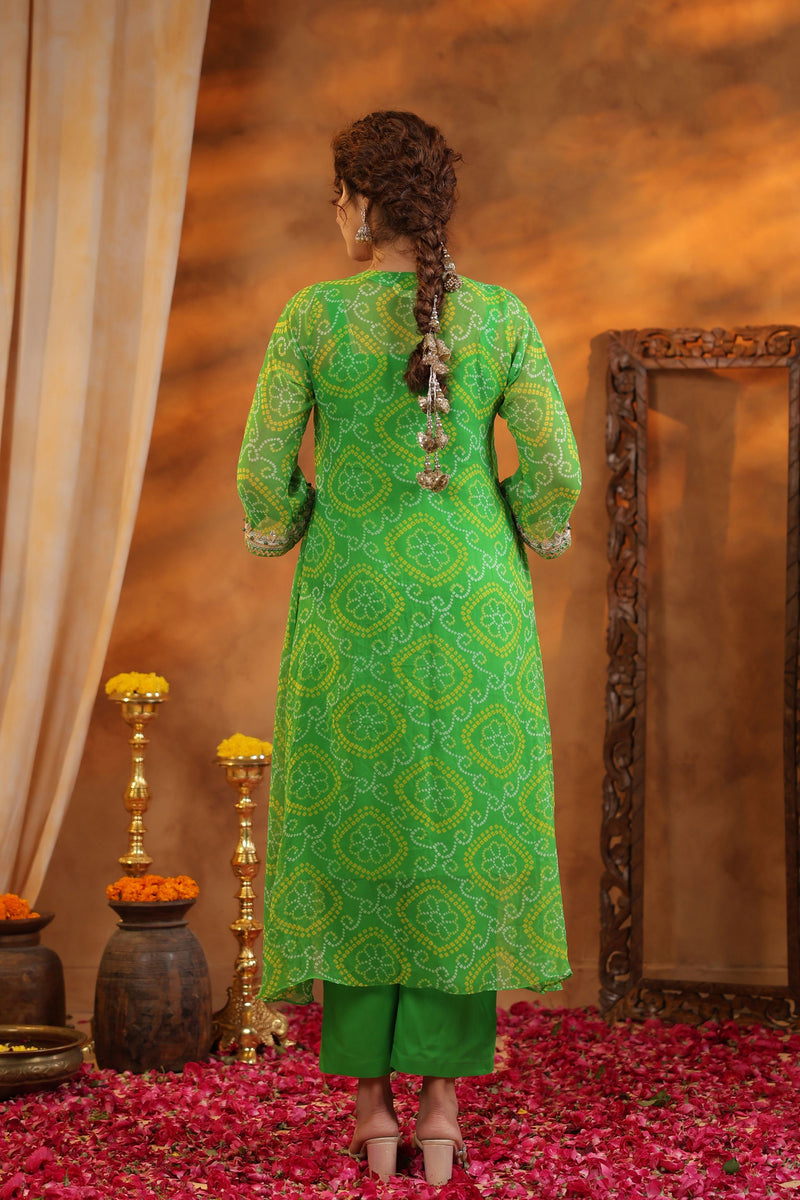 Unique Pratha Bandhani Co-Ord Set – Gillori