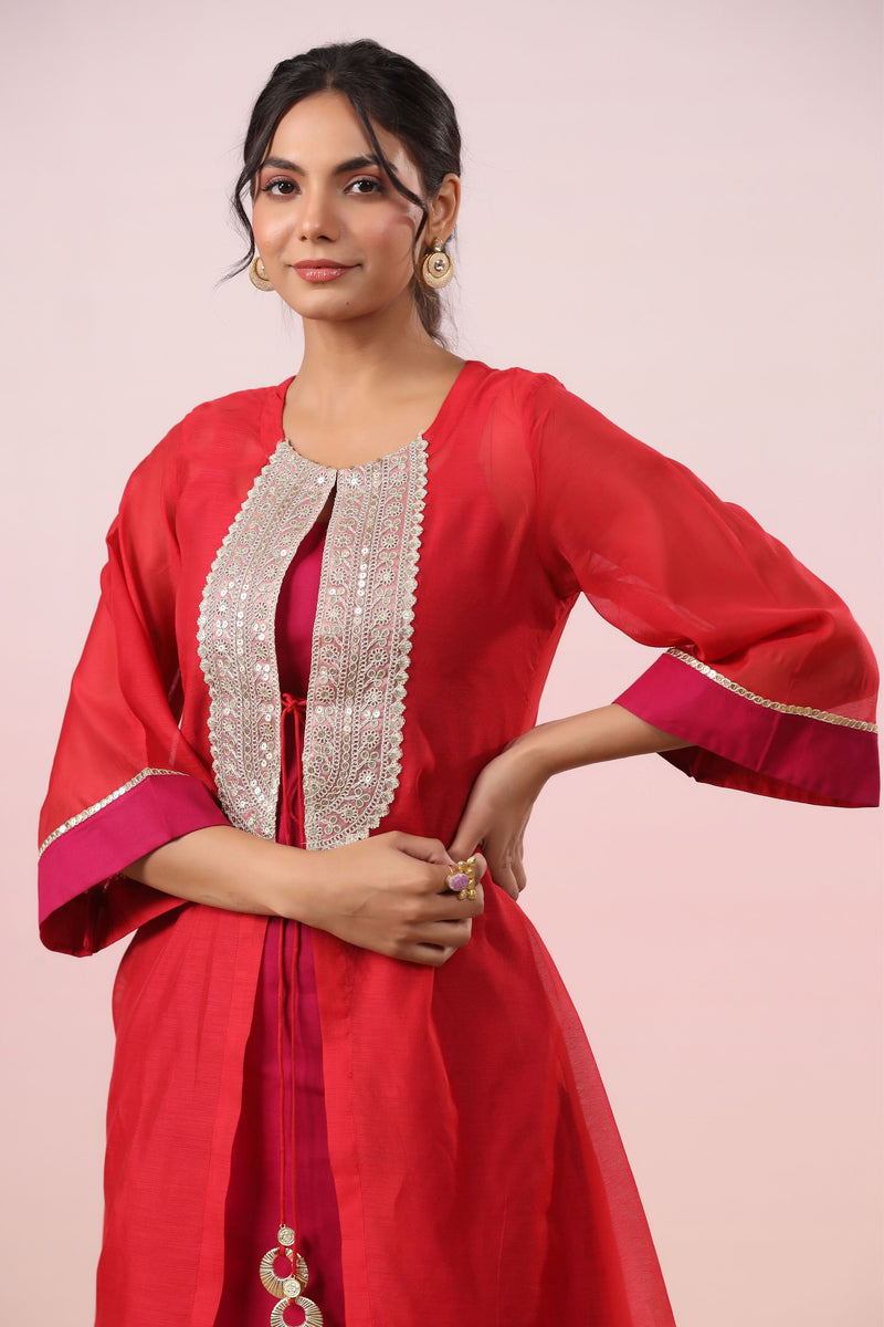 Laali Jacket Style Co-ord Set for Women – Gillori