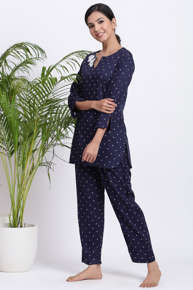 Get Our Unique and Playful Polka Loungewear Set Today - Gillori